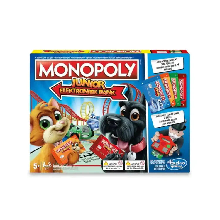Monopoly Junior: Electronic Banking, Brætspil (Dansk) — PapAnd.dk